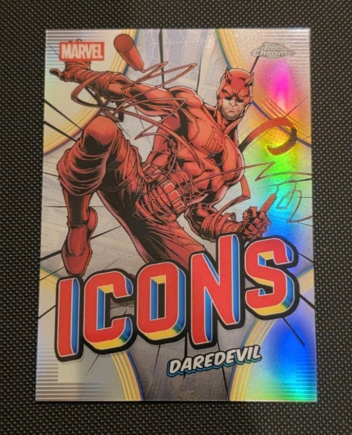 2026 Topps Marvel Comics Topps Chrome Icons Insert Daredevil MI-03 | eBay
