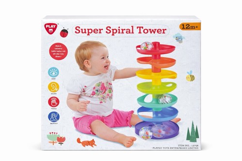 Playgo Super Spiral Tower - Ball Drop & Roll Activity Toy | eBay