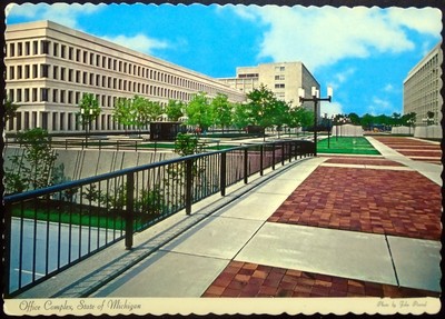 Lansing Office Complex, Michigan, Courtyard, Near the Capitol Building ...