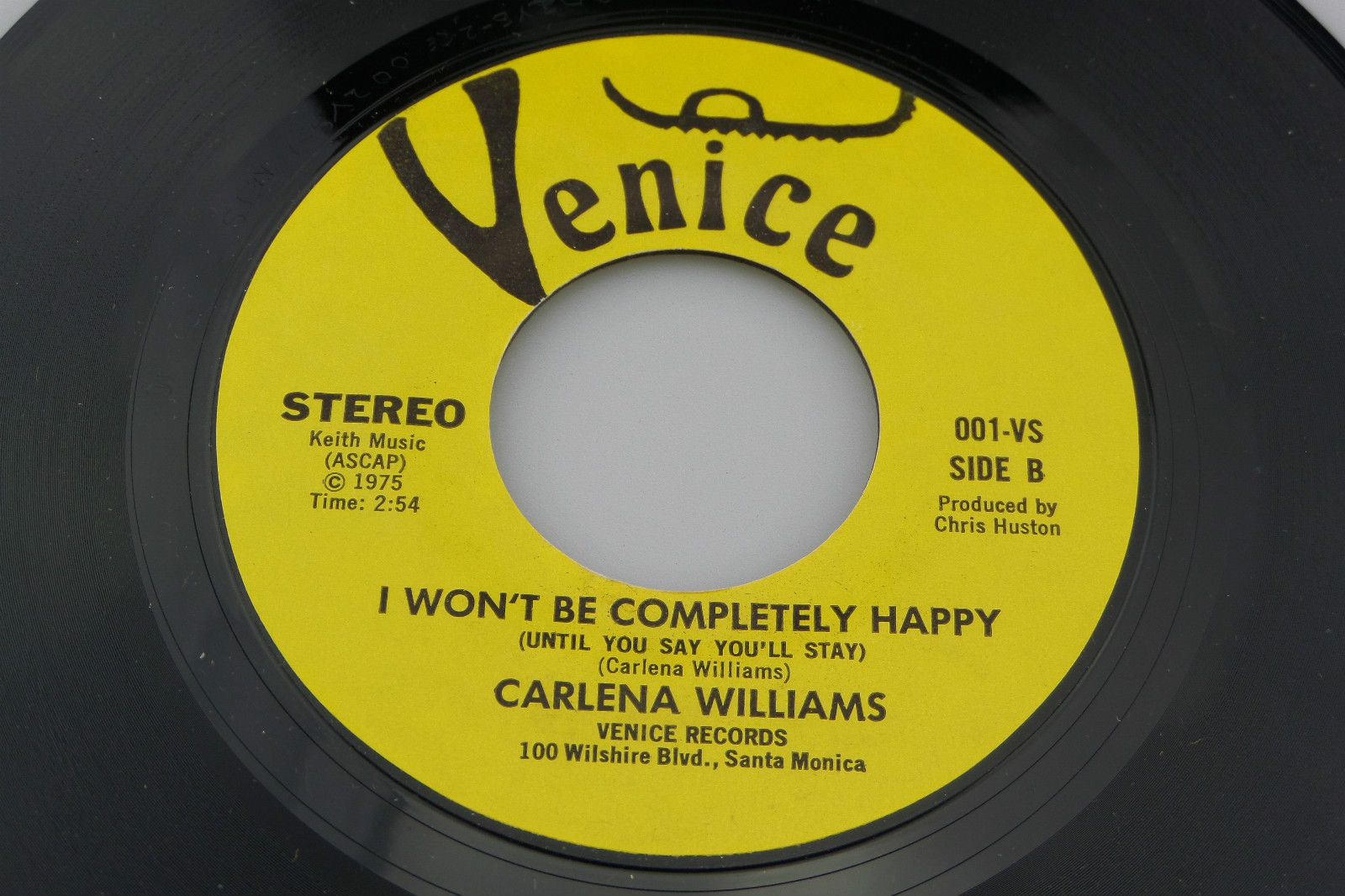 Carlena Williams: I Won't Be Completely Happy / Hey Radio [Unplayed ...