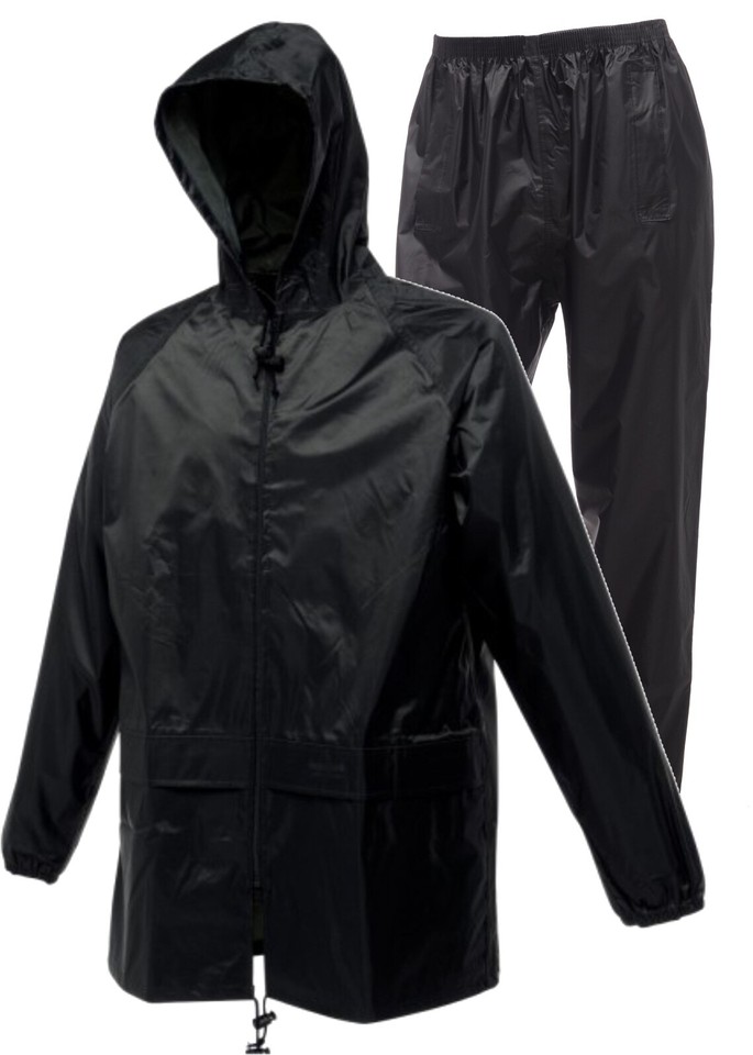 MENS REGATTA WATERPROOF JACKET AND TROUSERS SET RAIN SUIT 2 PIECE | eBay UK