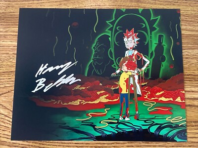 Harry Belden Autographed 8x10 Rick And Morty Photo Voice Of Morty Smith ...