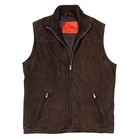 Isaia Chocolate Brown Lambskin Suede 'Aqua Leather' Vest S (Eu 46) NWT ...