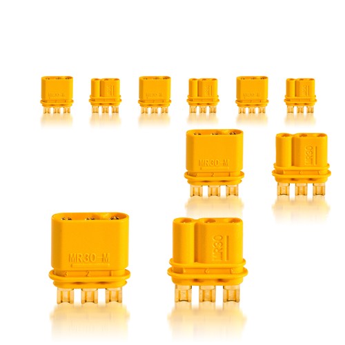 Current MR30 Plug Socket 0 3/32in Esc Brushless Motor Servo Connector 5 ...
