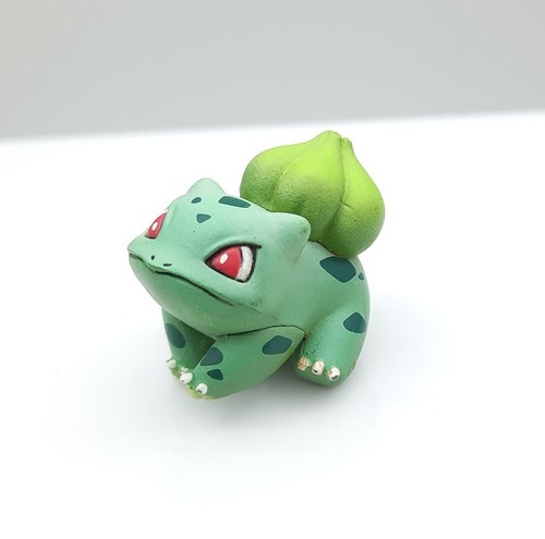 Pokemon Bulbasaur 1.5" gacha figure toy missing base Kaiyodo chess | eBay