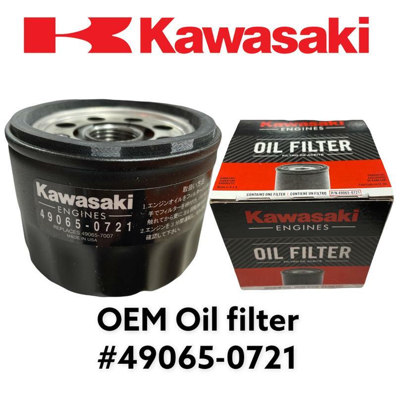 Genuine Kawasaki 49065-0721 Oil Filter (Fits Old Part Number 49065-7007 ...