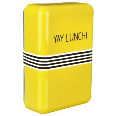 NEW Happy Jackson Lunch Box "Yay Lunch!" Kids Lunchbox Work School ...