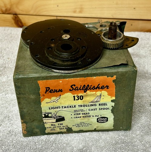 Vintage Penn SailFisher 130 Fishing Reel Parts W/box | eBay