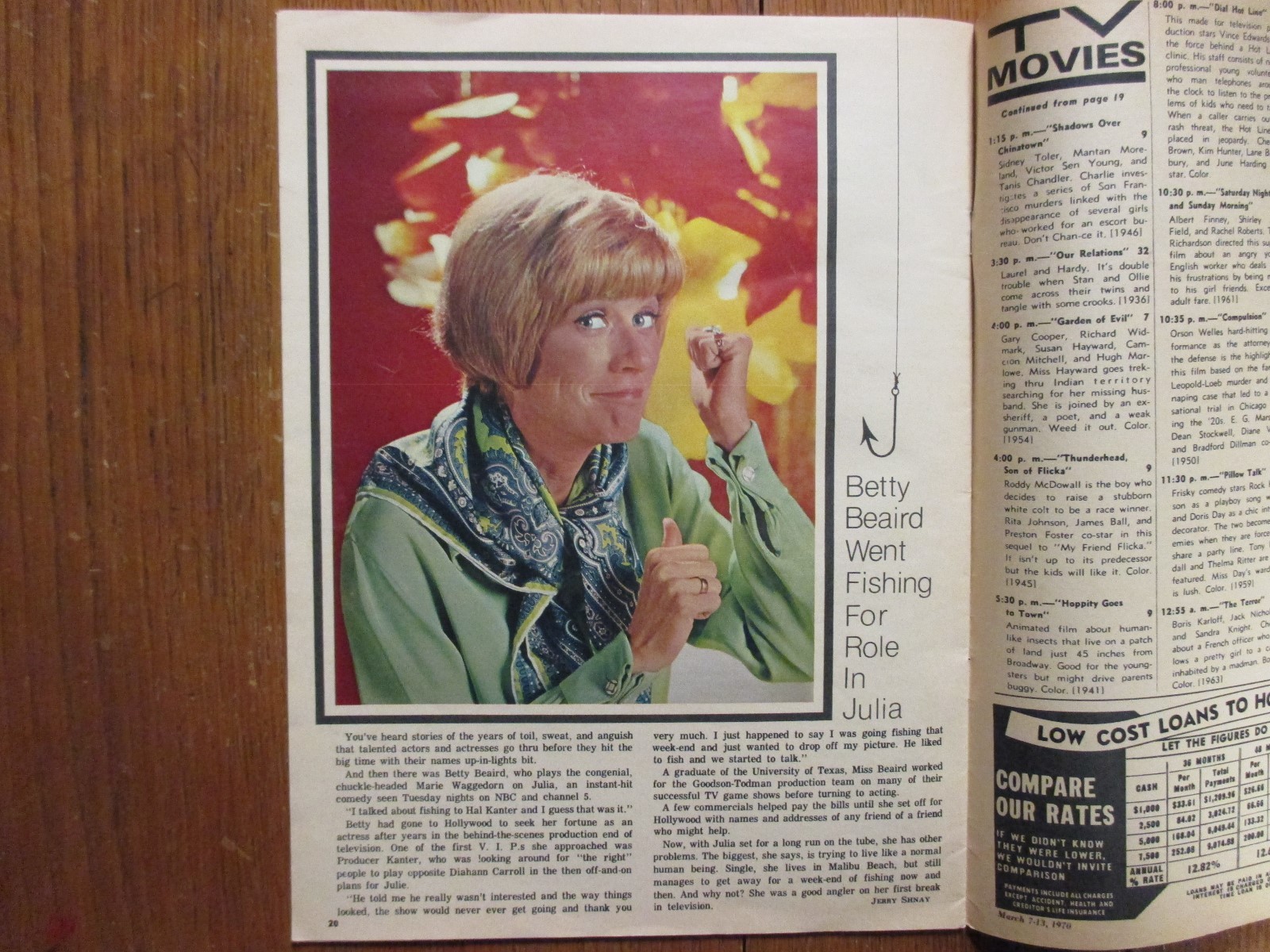 March 7, 1970 Chicago Tribune TV Week Magazine(ZUBIN MEHTA/BETTY BEAIRD ...