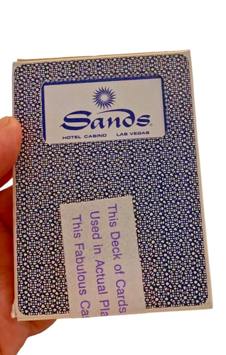 Vintage Las Vegas SANDS Casino Nevada Playing Cards Paul-Son Vintage ...