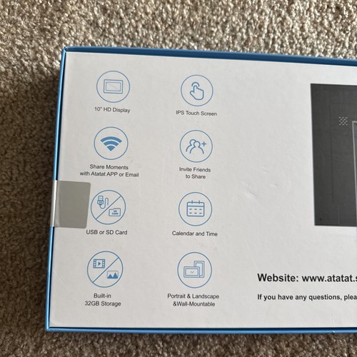 Atatat 10.1 Inch WiFi Digital Photo Frame Electronic Smart Picture P105 ...