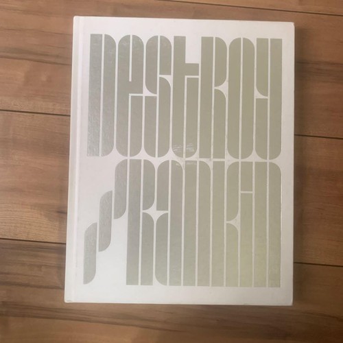 Destroy Franken Art Book White Cover Used Sleek Design Art Collection ...