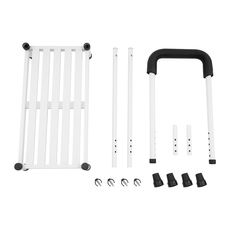 Step Stool with Handle, Adult Ramp with Handrail, Metal Stepping Stool ...