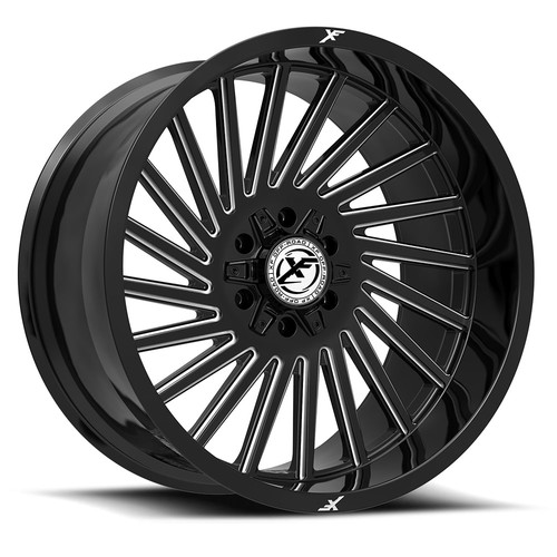 20x10 XF Off-Road XF-239 Gloss Black Milled Wheels 6x135/6x5.5 (-24mm ...