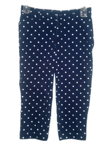 St. John's bay Polka Dot Capris Women's Navy Blue Casual Pants | eBay