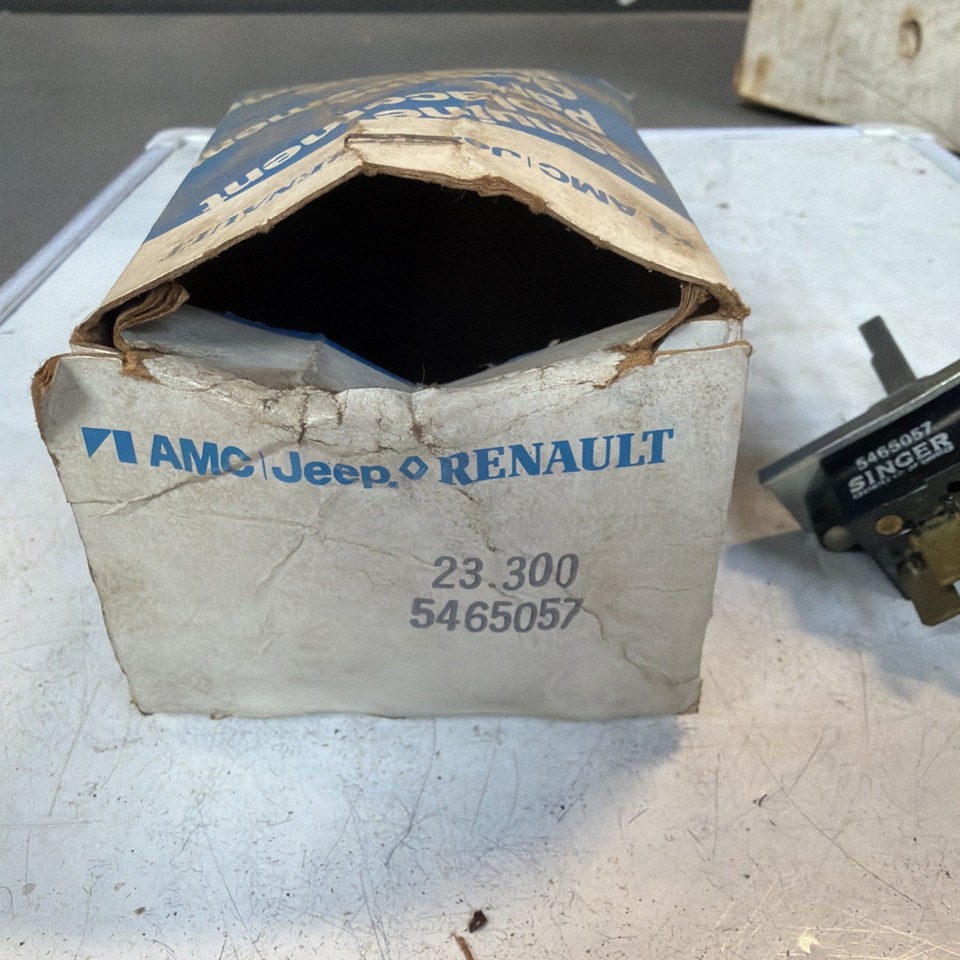 AMC Jeep Renault Genuine Replacement part 5465057 Vintage New Old Stock ...