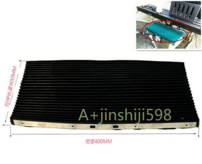 400*600mm Milling Machine Part Accordion Type Retractable Way Black ...