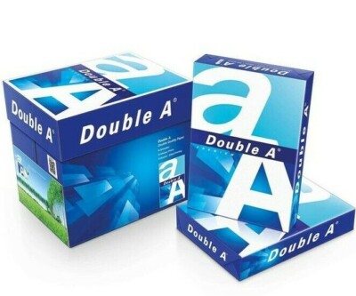 Double A A4 Super Smooth Premium Copy Paper 80gsm Ultra White 5 x 500 ...