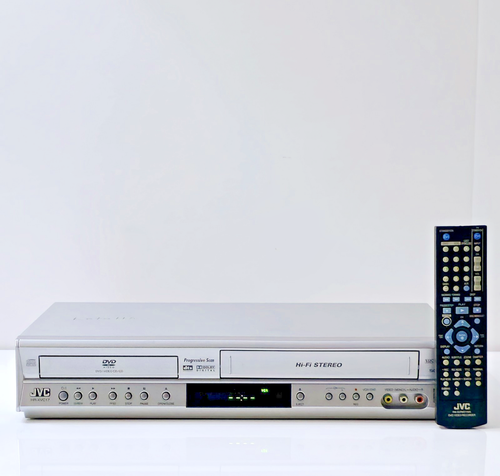 JVC HR-XVC17 DVD VHS Recorder Combo Player 4-Head, Hi-Fi Remote Bundle ...