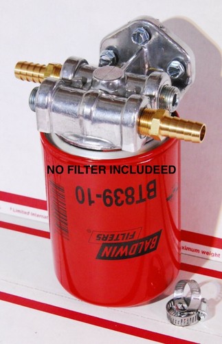 Remote Mount Baldwin BT839-10 Micron Hydraulic Filter 1/2" Hose ...