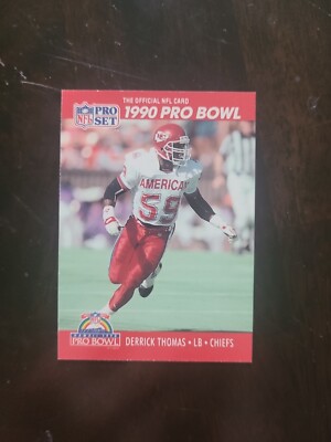 1990 Pro Set Derrick Thomas #373 Pro Bowl Kansas City Chiefs | eBay
