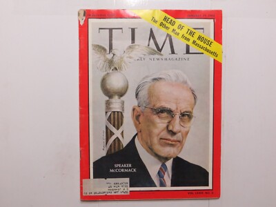 Time Magazine Atlantic 1962 January 19 Speaker McCormack SD | eBay