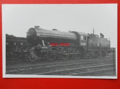 PHOTO LNER EX GNR GRESLEY CLASS K3 2-6-0 LOCO NO 1989 BR 61989 | eBay UK