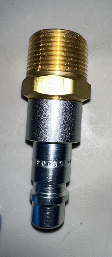 Hansen 56G ISO-B Interchange Pin Lock Pneumatic Fitting, Plug w Bleeder ...