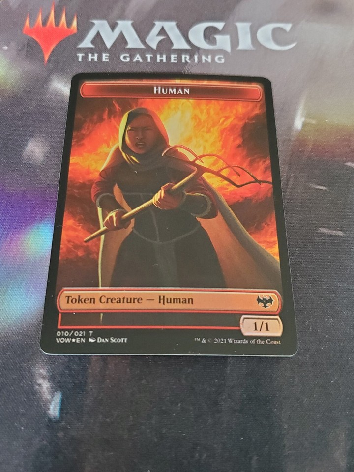 Mtg. Human / Human Token. Foil. Crimson Vow. Nm | eBay