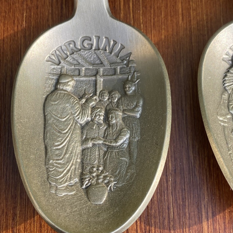 RARE SET Complete 13 Piece American Revolutionary War Heroes Pewter ...