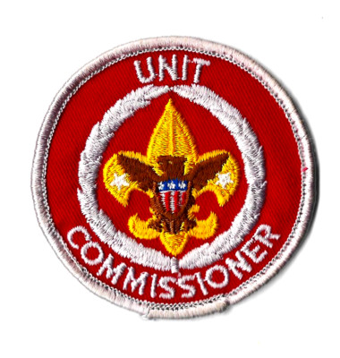 Boy Scout Patch Unit Commissioner B.S.A.Vintage Scouting Embroidery On ...