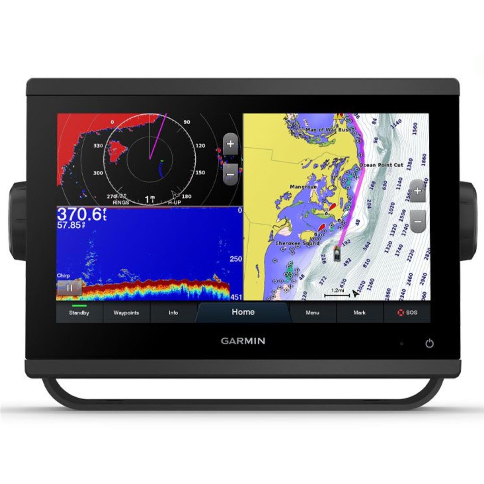 Garmin GPSMAP 923xsv 9" GPSMAP Marine Chartplotter & Sonar│Worldwide ...