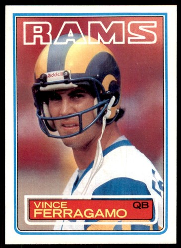 1983 TOPPS/ VINCE FERRAGAMO LOS ANGELES RAMS #90 | eBay