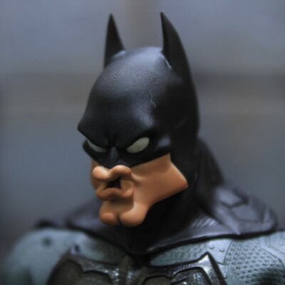1/12 Custom DC Universe Batman Batmetal Angry Animation Head Sculpt | eBay