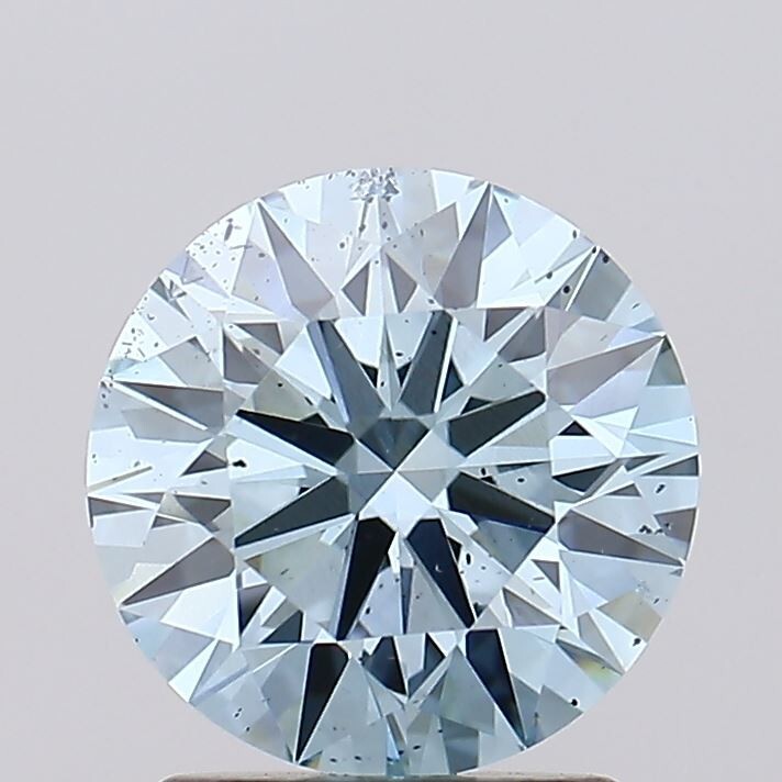 Tokyo-Diamonds IGI-Certified 1.76 carat Intense Greenish Blue lab grown ...