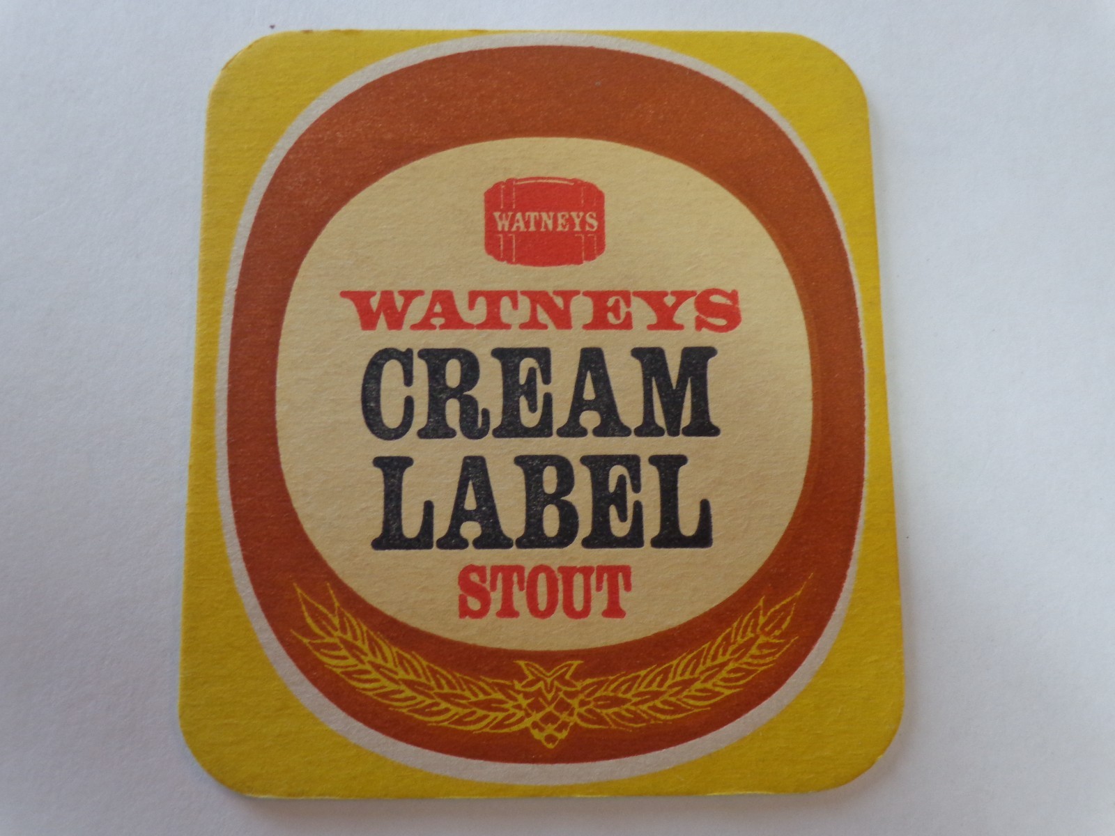Rare Beer Coaster ~ TRUMAN'S Brewery Watneys Cream Label Stout ~ London ...