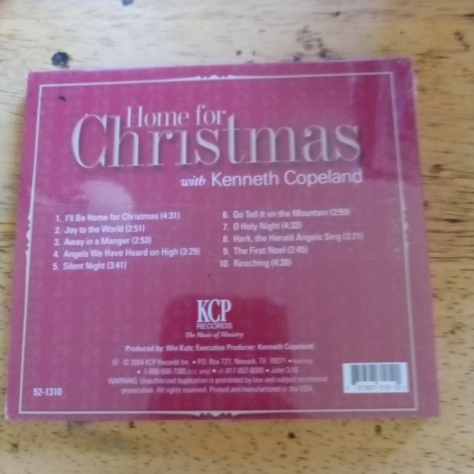 Kenneth Copeland Home For Christmas CD BRAND NEW FACTORY SEALED ...