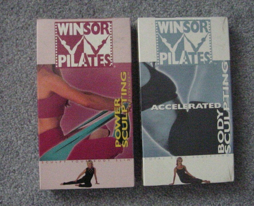 NEW SET 2 Winsor Pilates 2 VHS Power & Body Sculpting Accelerated ...