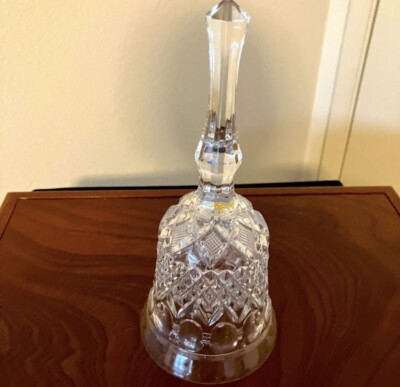Vintage Crystal bell hand cut made in Italy Lead crystal | eBay