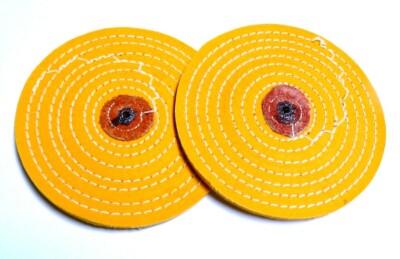 Yellow Buff Knife Edge 5" Razor Buffs Treated Jewelry Polishing Wheels ...