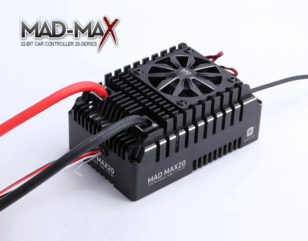 New MadMax20 Series ESC 6-12S 54V Sensored 32-Bit 1/5 RC Car Brushless ...