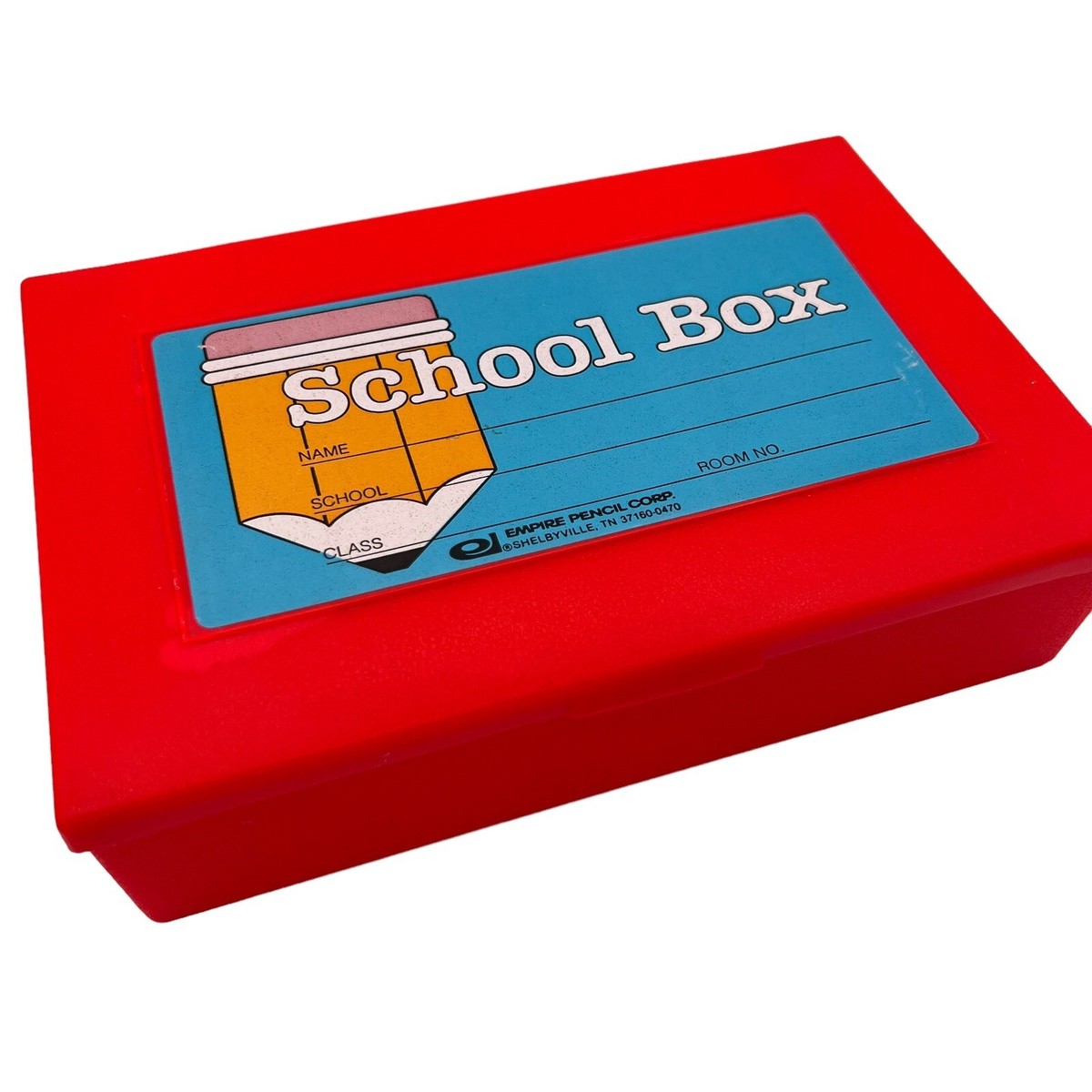 Cardboard Pencil Box 90s
