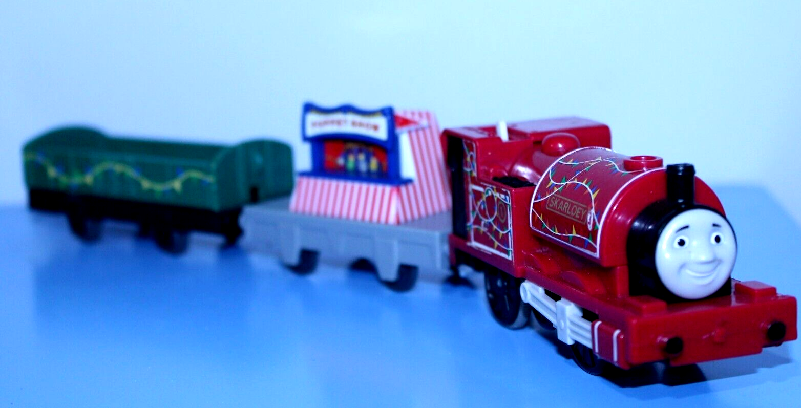 Thomas &Friends Trackmaster Motorized Train Engine Skarloey Puppet Show ...