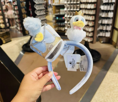 Disney authentic 2025 Donald duck birthday Ear Headband shanghai ...