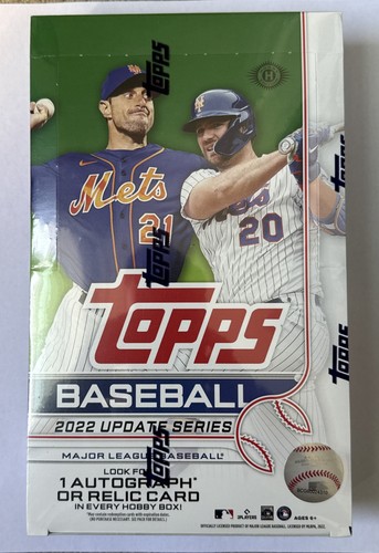 2022 Topps Baseball Update Series Hobby Box - Factory Sealed 1 Auto or ...