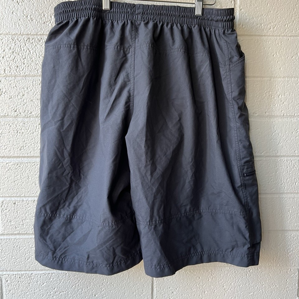 Vintage Nike Swim Trunks Adult Size 2XL Black Cargo Y2K Big Swoosh ...