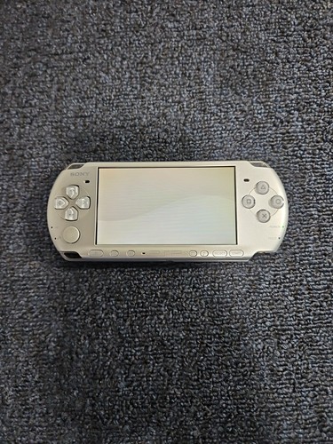 READ PARTIALLY WORKING Sony Playstation Portable Silver PSP Model PSP ...
