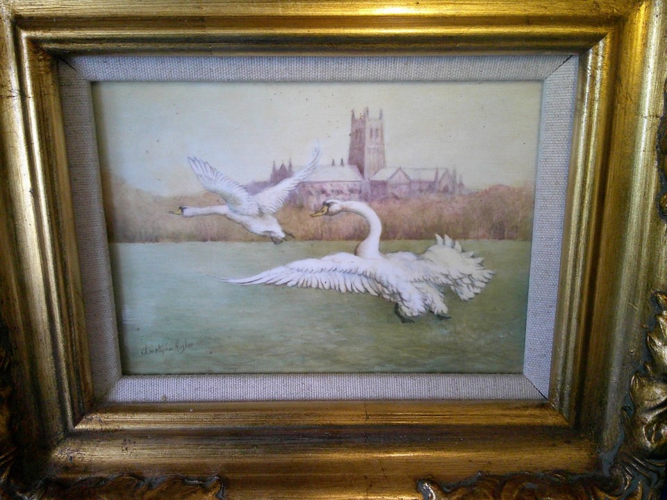 Royal Worcester Artist Christopher Hughes Handpainted China Plaque ...