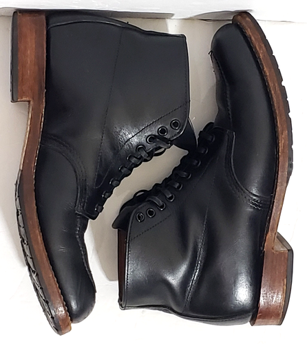 RED WING 9029 Mens Black Leather Moc Toe Beckman Boots Size US 9.5 | eBay