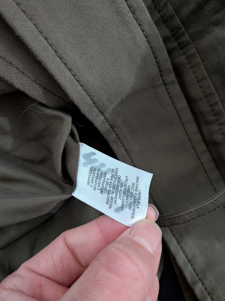 Treasure And Bond Belted Utility Flight Jacket Olive Green Medium NWT ...